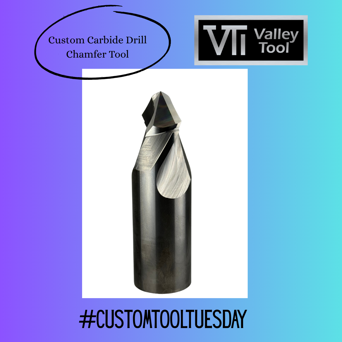 Custom Carbide Drill Chamfer Tool