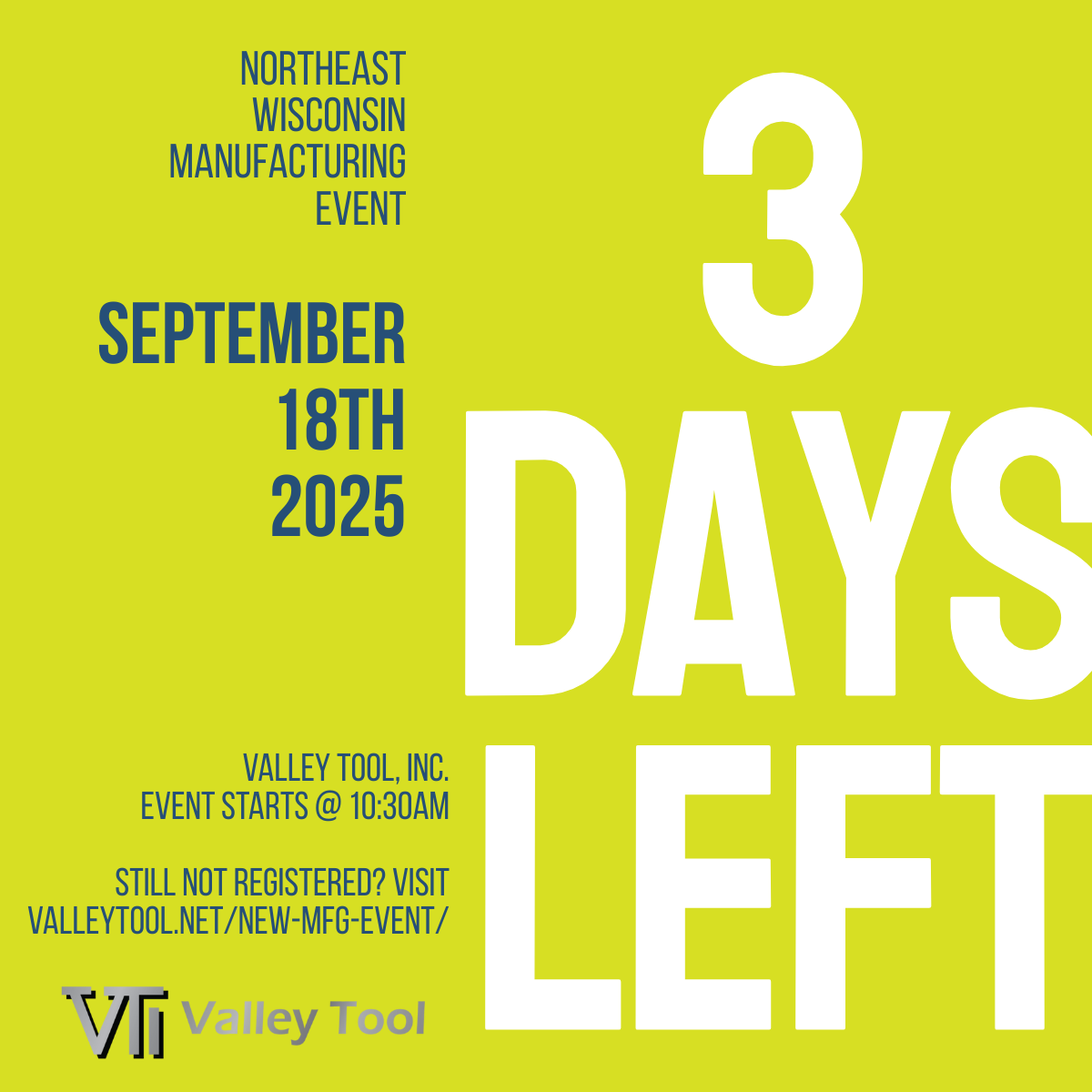 3 Days Left!